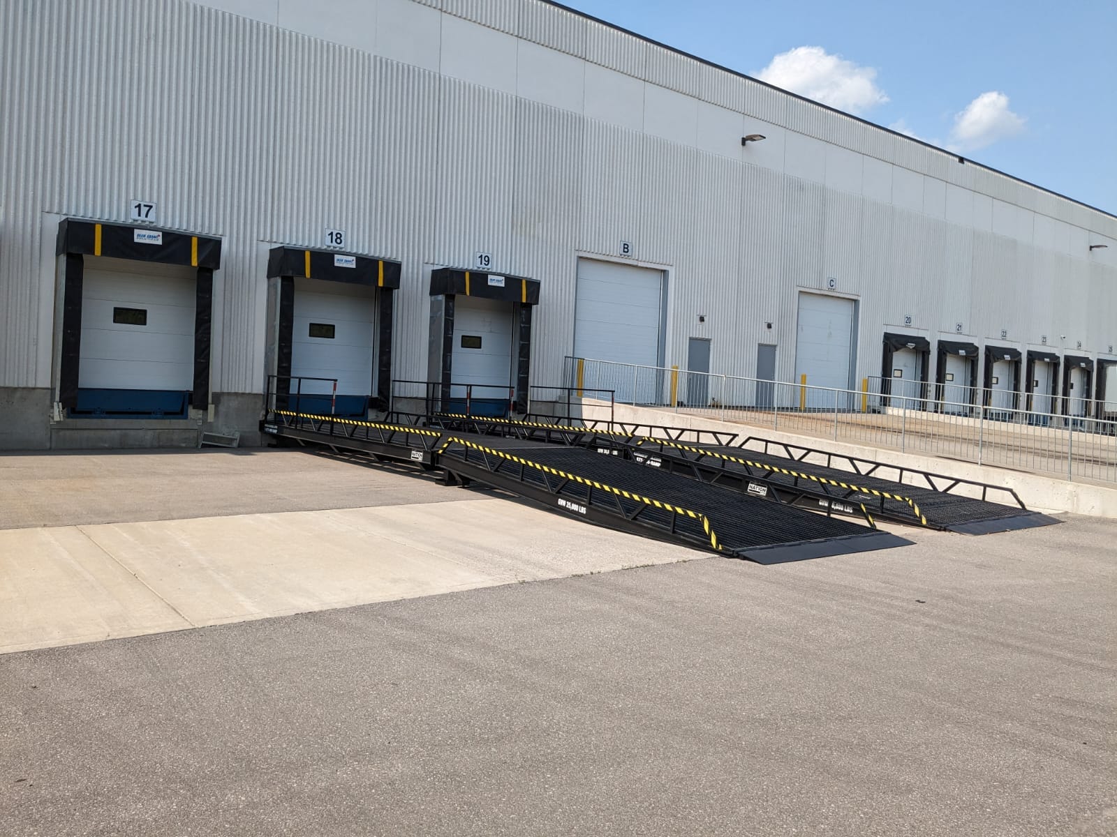 NATION RAMPS PORTABLE LOADING DOCK RAMP: IN THE FIELD WITH AUTO ZONE ...